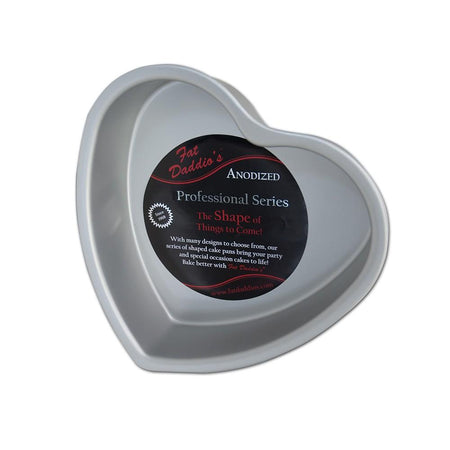 Fat Daddio's Heart Shaped Cake Pans — 6x3/8x3 – Bake Supply Plus